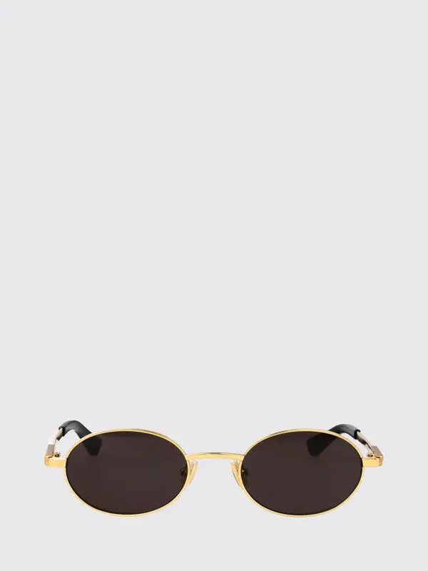 Bottega Veneta Metal Oval Sunglasses - Brown