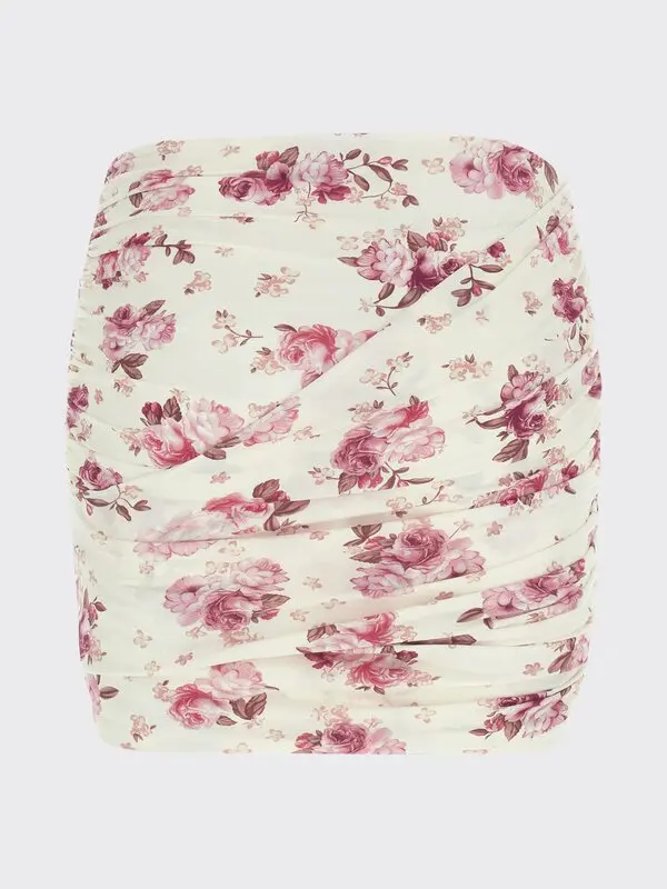 Magda Butrym Floral Print Crêpe Mini Skirt
