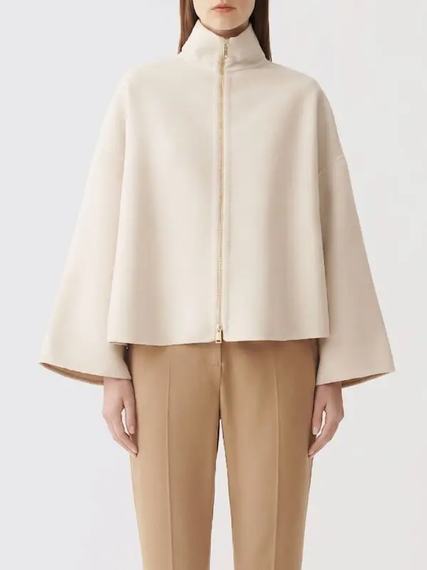 Fabiana Filippi Zip-up Capelet - Beige