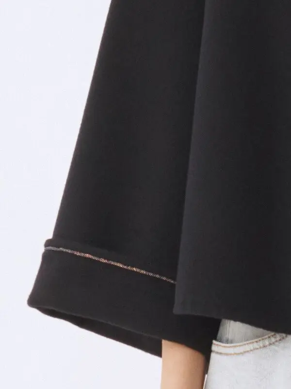 Fabiana Filippi Zip-up Capelet