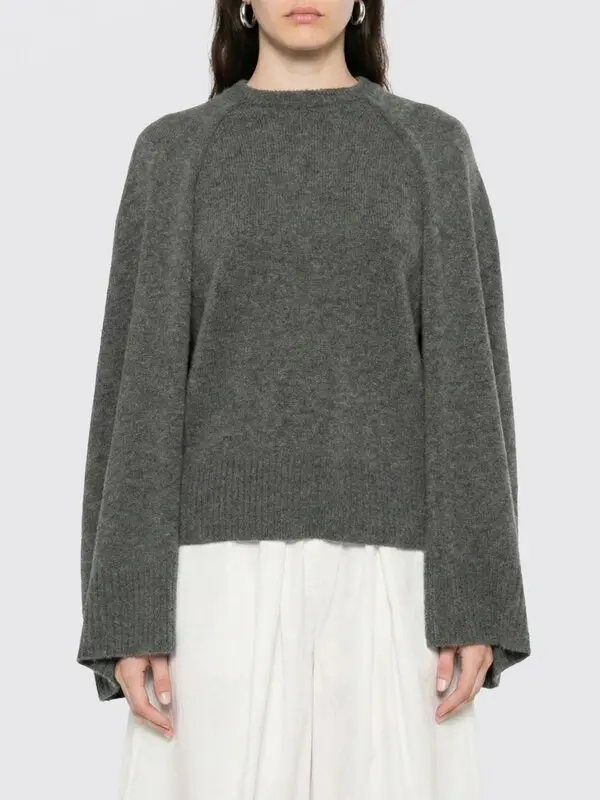 TOTEME Ribbed Knit Sweater - Grey
