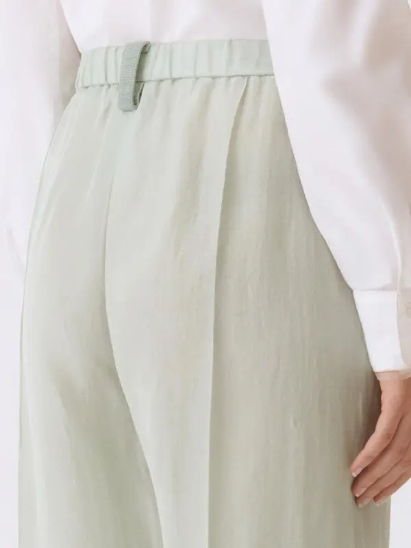 Fabiana Filippi Tailored Wide Leg Trousers - Green