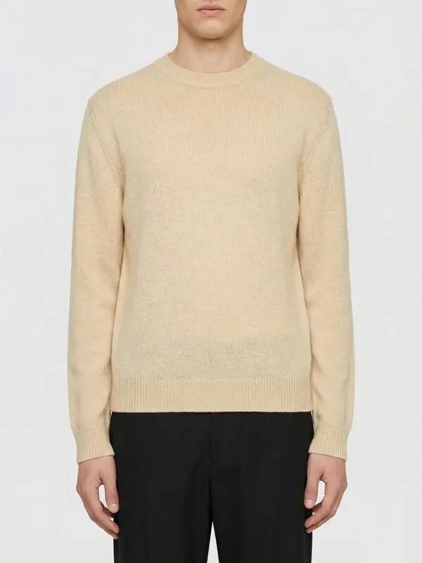JIL SANDER Crew Neck Pullover - Beige