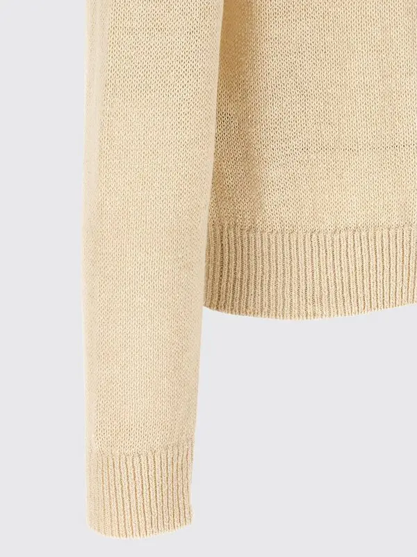 JIL SANDER Crew Neck Pullover - Beige