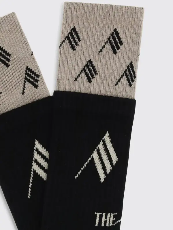 Attico Ribbed Socks - Black