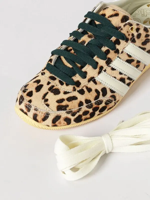 ADIDAS ORIGINALS Animal Print Pony Hair Lace-up Sneakers - Brown