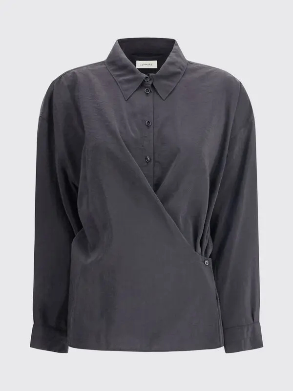 LEMAIRE Wrap Shirt - Black