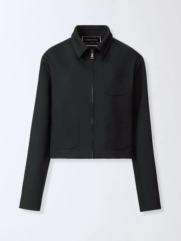 Fabiana Filippi Viscose Shirt Jacket