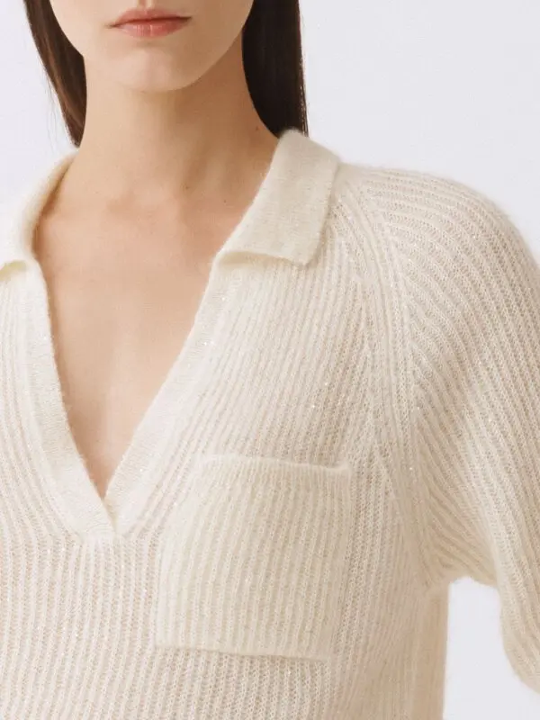 Fabiana Filippi Wool & Cashmere Knit Polo Shirt