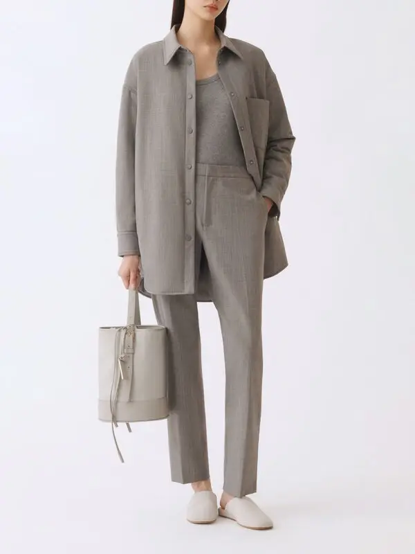 Fabiana Filippi Slim Fit Stretch Cool Wool Trousers