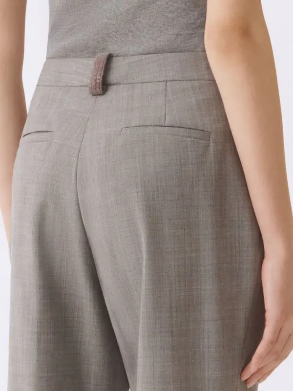 Fabiana Filippi Slim Fit Stretch Cool Wool Trousers