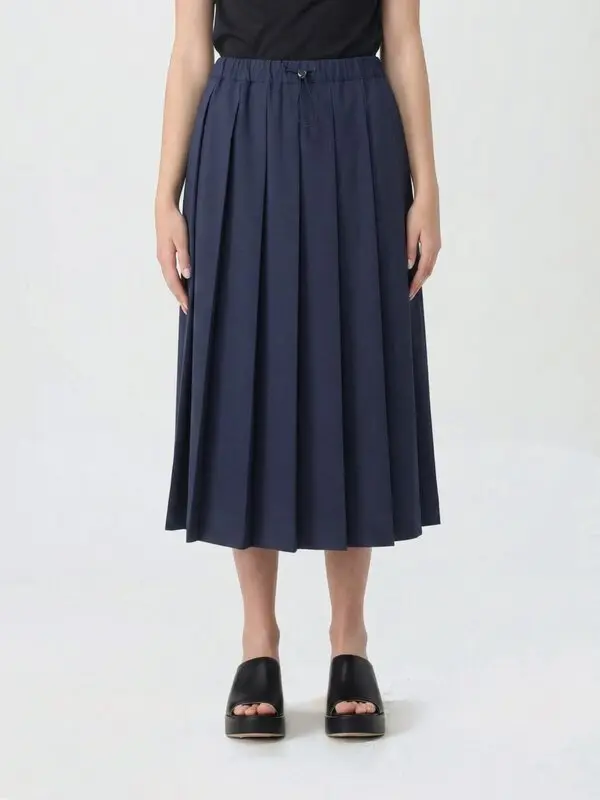 Fabiana Filippi Pleated Midi Skirt - Blue