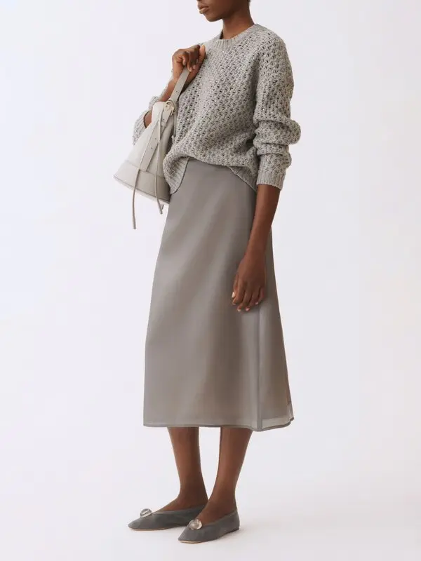 Fabiana Filippi Virgin Wool, Cashmere, And Silk Knit Top