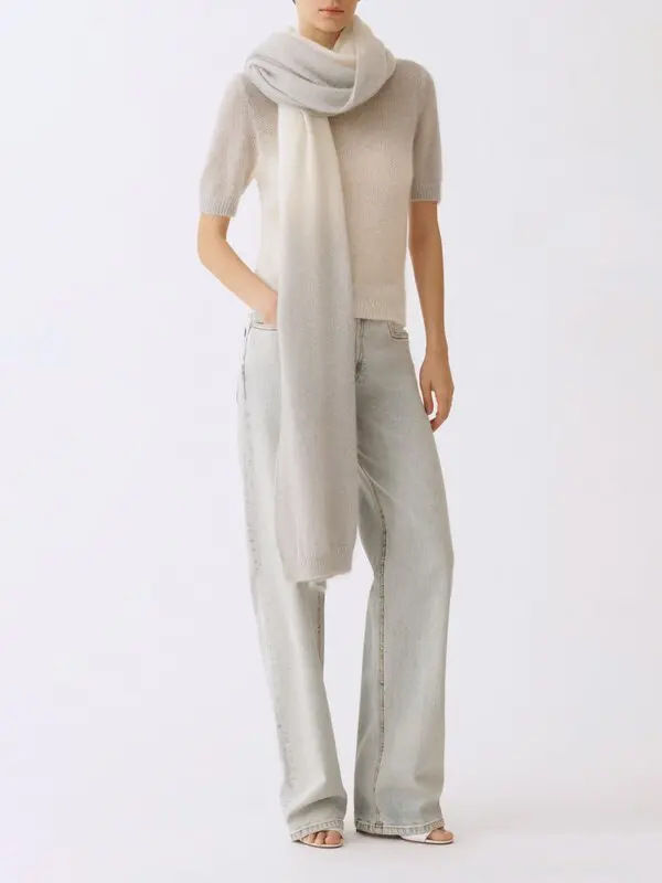 Fabiana Filippi Wool And Cashmere Crew Neck Knit Top
