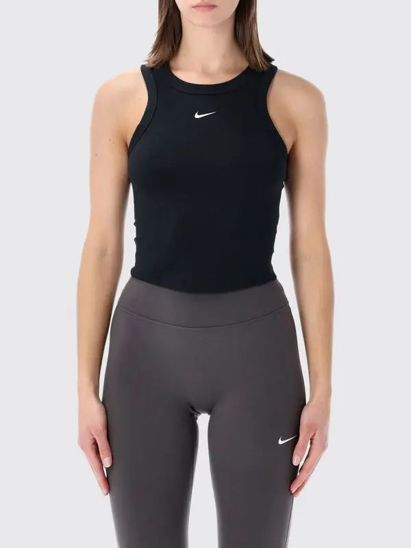 Nike Racerback Cropped Tank - Black