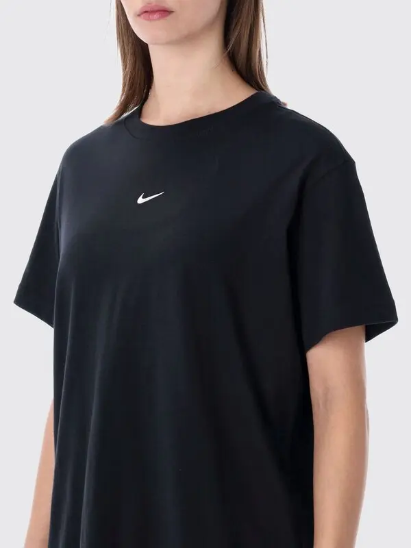 Nike Relaxed Fit Cotton T-shirt With Logo - Black