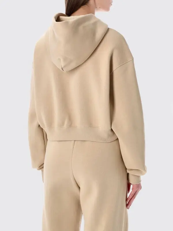 Nike Phoenix Fleece Cotton Blend Sweatshirt - Beige