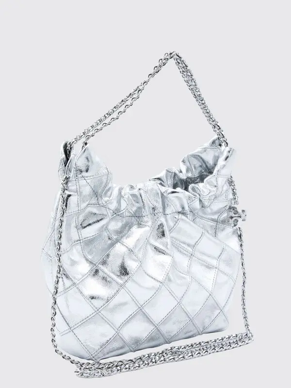 Tory Burch Mini Hobo Fleming Bag In Laminated Leather