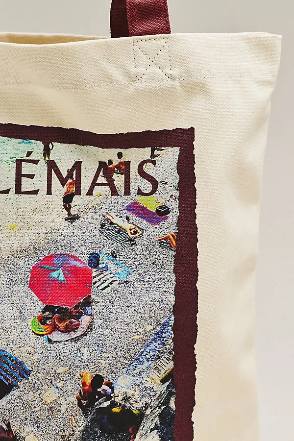 ALEMAIS Maroc Library Tote - Multi Ivory