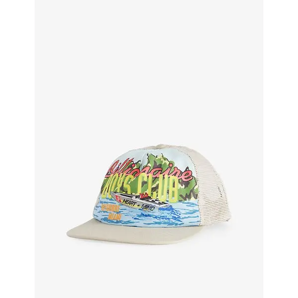 BILLIONAIRE BOYS CLUB Horizon Cotton And Mesh Cap - Off White