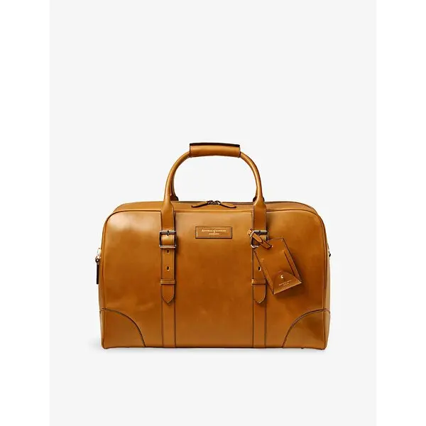 ASPINAL OF LONDON Large Harrison Leather Weekender Bag