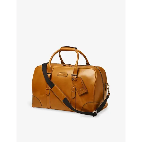 ASPINAL OF LONDON Large Harrison Leather Weekender Bag