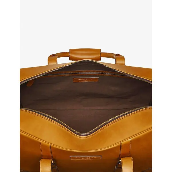 ASPINAL OF LONDON Large Harrison Leather Weekender Bag