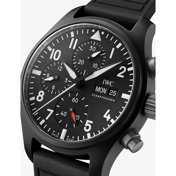 IWC SCHAFFHAUSEN Pilot's Chronograph 41 Top-gun Edition Ceramic Automatic Watch 41.9mm - Black Ceramic