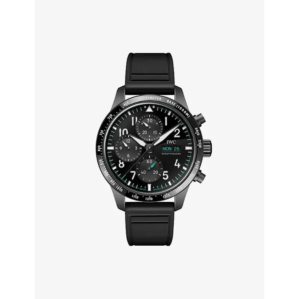 IWC SCHAFFHAUSEN Pilot's Performance Chronograph Automatic Ceratanium Watch 41mm - Black Cerantanium