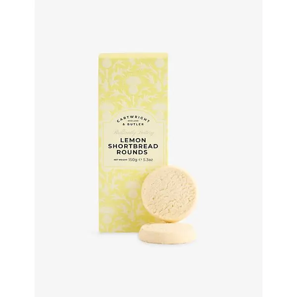 CARTWRIGHT & BUTLER Lemon Zest Shortbread Rounds In Carton 150g - One-color