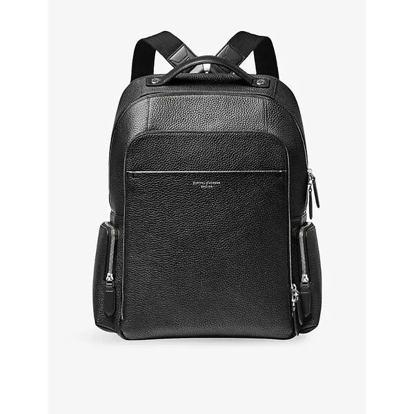 ASPINAL OF LONDON Zipped Leather Backpack