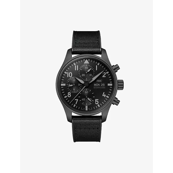 IWC SCHAFFHAUSEN Pilot's Chronograph 41 Top Gun Edition Ceratanium® Automatic Watch 41mm - Black Cerantanium