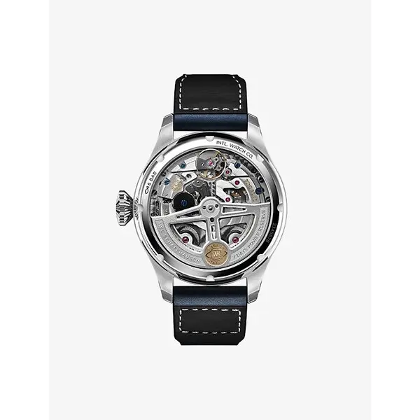 IWC SCHAFFHAUSEN Big Pilot's Perpetual Calendar Stainless Steel Automatic Watch 46.2mm - Gold