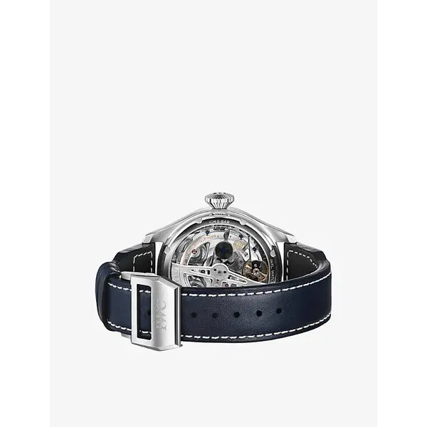 IWC SCHAFFHAUSEN Big Pilot's Perpetual Calendar Stainless Steel Automatic Watch 46.2mm - Gold