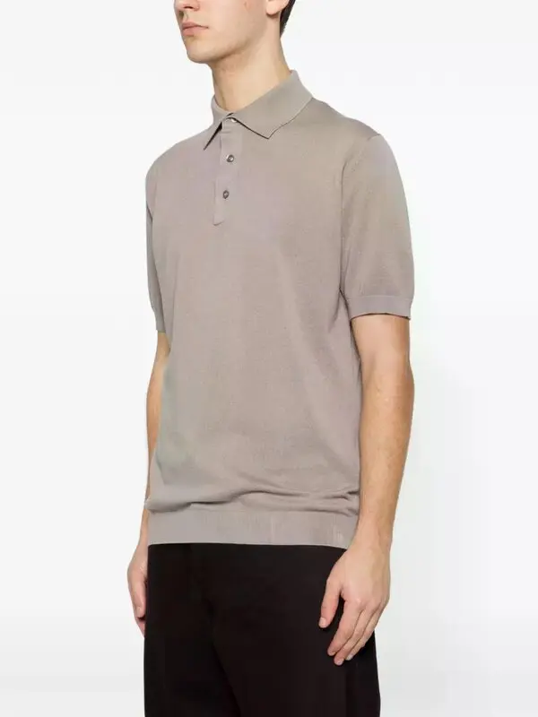 LARDINI Buttoned Polo Shirt