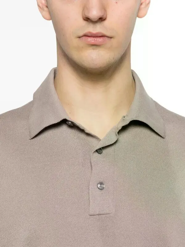 LARDINI Buttoned Polo Shirt
