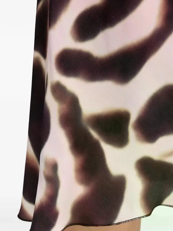 MARC AUREL Animal-print Midi Skirt