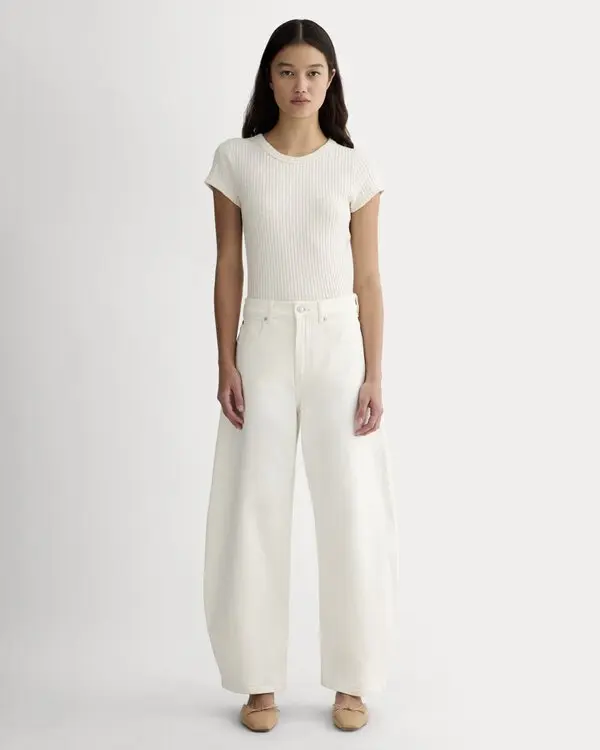 Everlane Way-high® Curve Jean - Calico Ecru