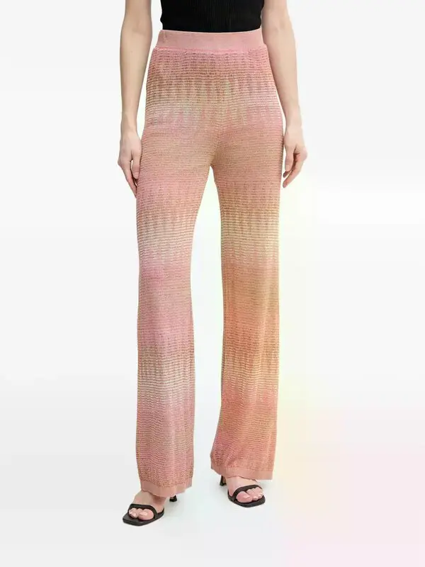 OUI Zig-zag Knit Trousers