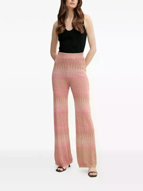 OUI Zig-zag Knit Trousers