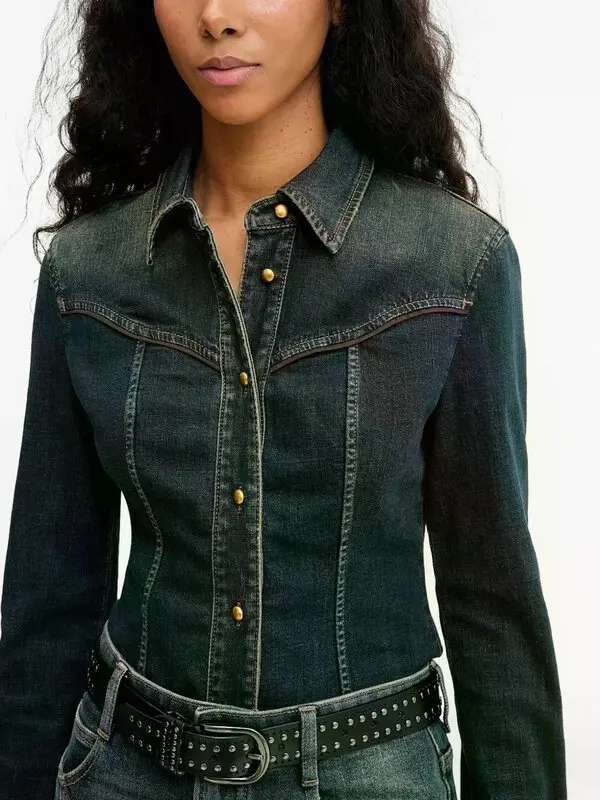 Miss Sixty Buttoned Denim Shirt