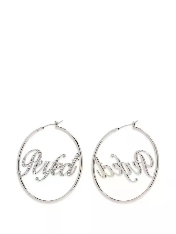 Marc Jacobs Crystal-embellished Hoop Earrings
