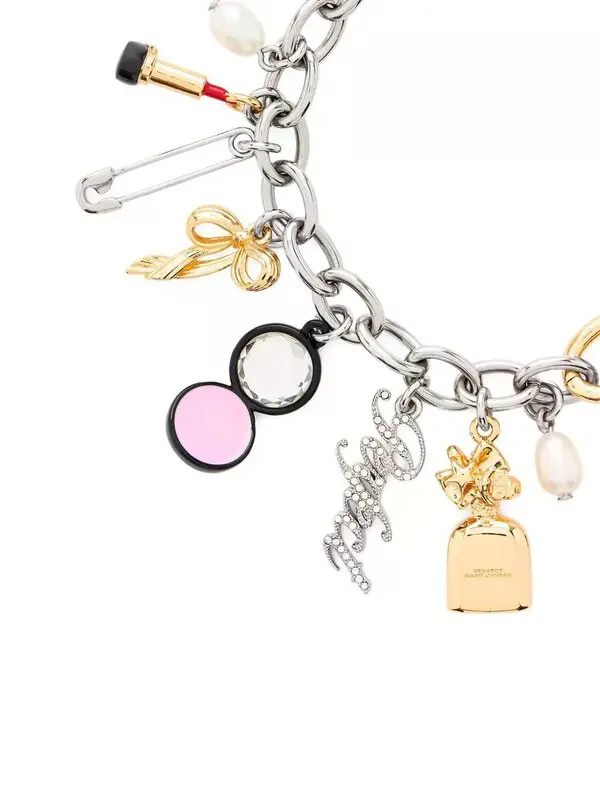 Marc Jacobs The Perfect Imperfect Charm Bracelet - Silver