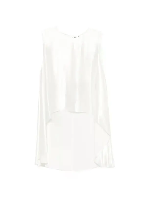 ELEH Asymmetric Sleeveless Top - White
