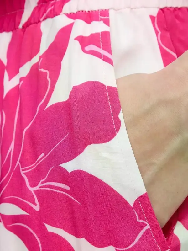 MARC AUREL Floral Trousers
