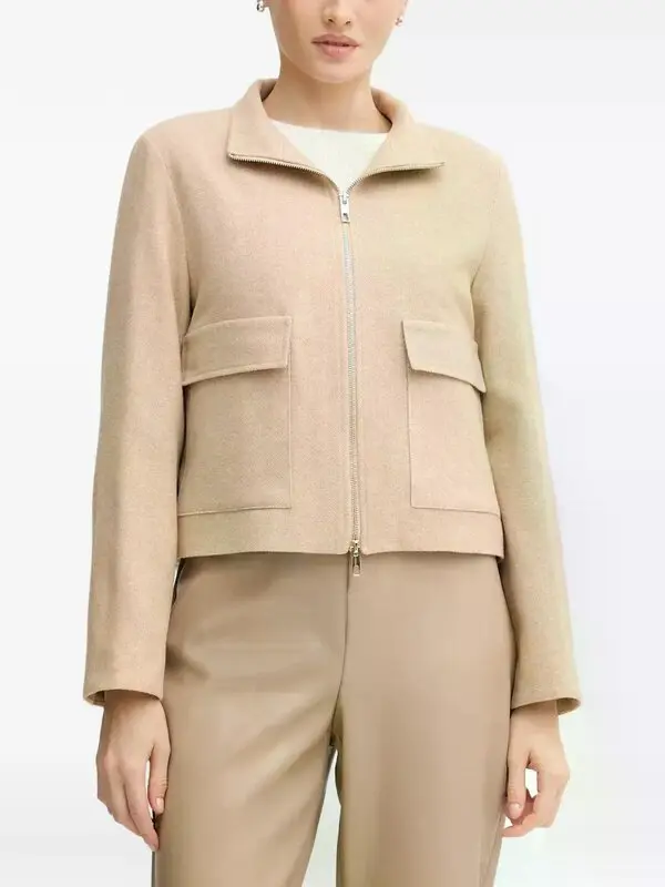 MARC AUREL Zip-up Cropped Jacket