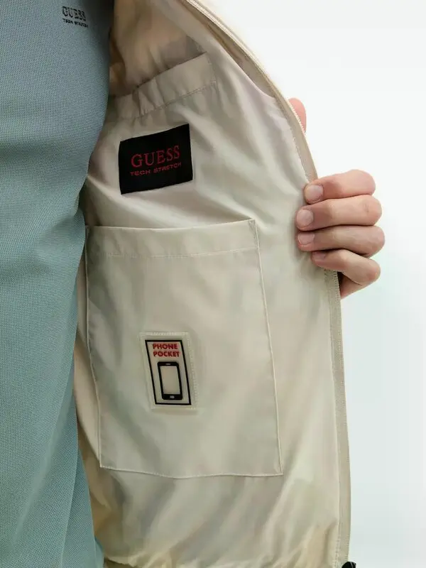 Guess Quilted Zip Jacket