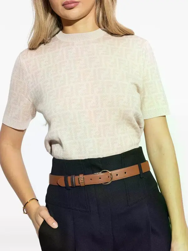 Fendi Logo Buckle Belt
