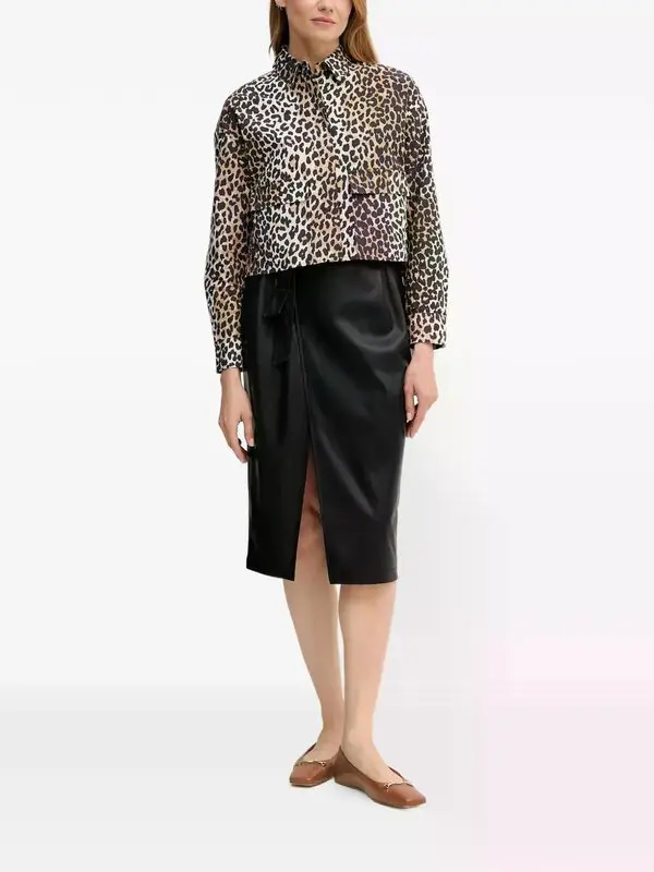OUI Animal-print Shirt