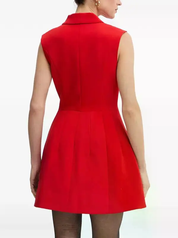 Bardot V-neck Mini Dress